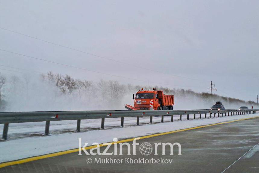 Bad weather conditions shut down up to 20 road sections in Kazakhstan
