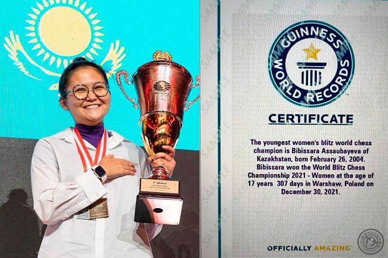 Kazakh chess prodigy enters Guinness Book of Records as youngest female ...