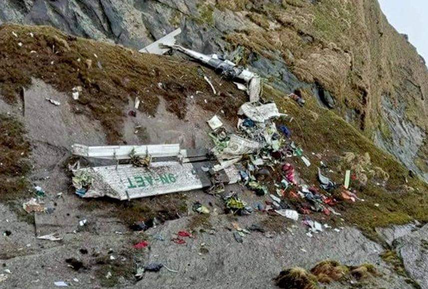 14 bodies recovered at crash site of Nepali plane in remote hilly area