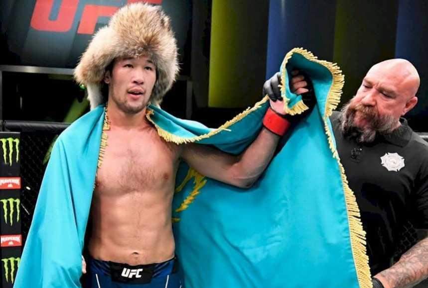 Kazakhstan’s Rakhmonov celebrates another UFC win