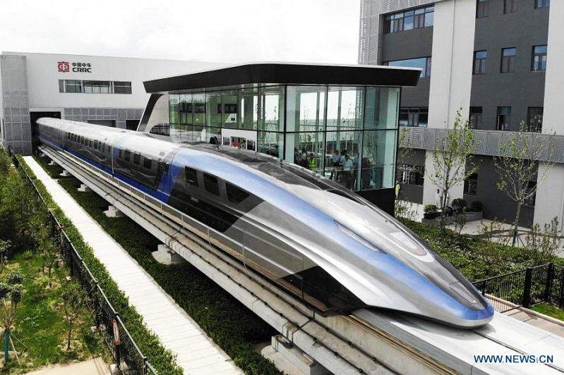 World’s first 600 km/h high-speed maglev train rolls off assembly line