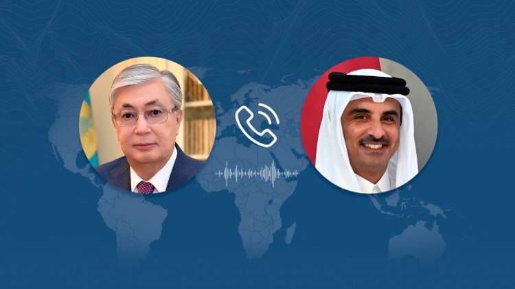 Tokayev holds phone talk with Amir of State of Qatar Sheikh Tamim bin Hamad Al Thani
