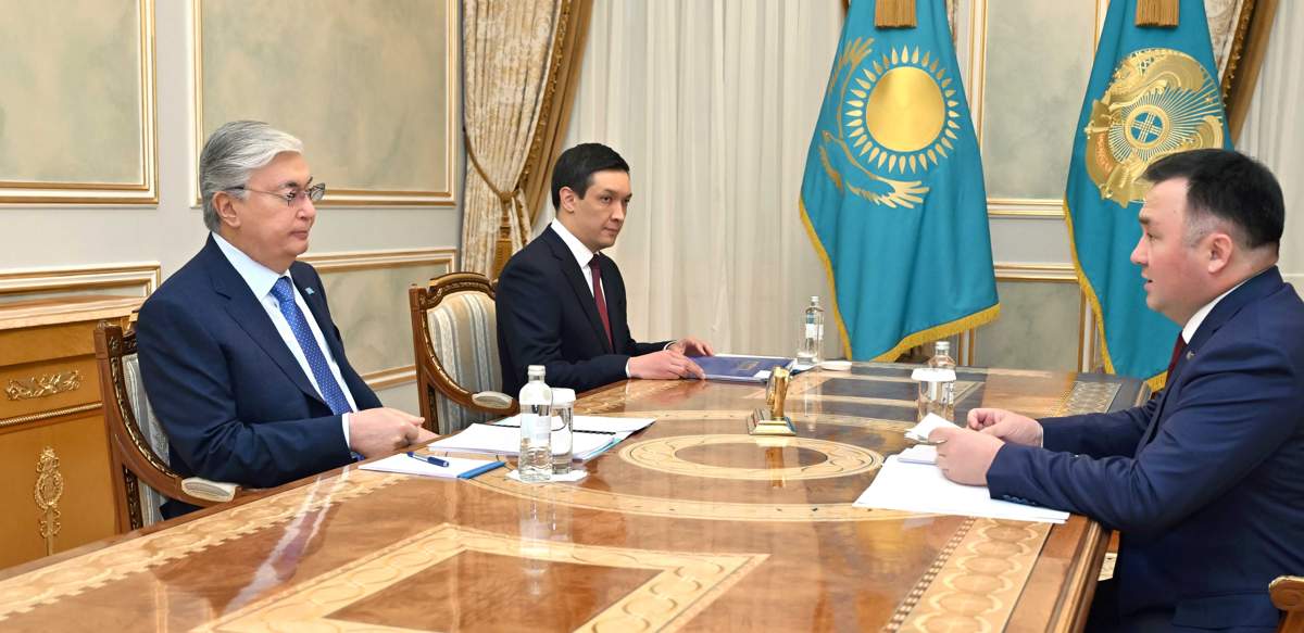 President Tokayev meets with Supreme Court Chairman Asslambek Mergaliyev