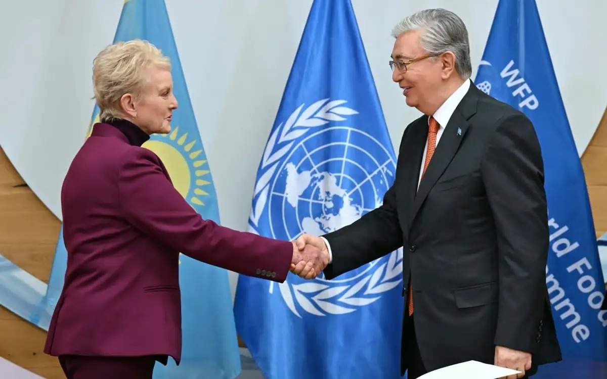 Tokayev holds meeting with UNWFP Executive Director Cindy McCain