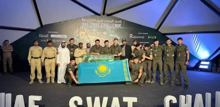 Kazakhstan grabs bronze at UAE SWAT Challenge 2024