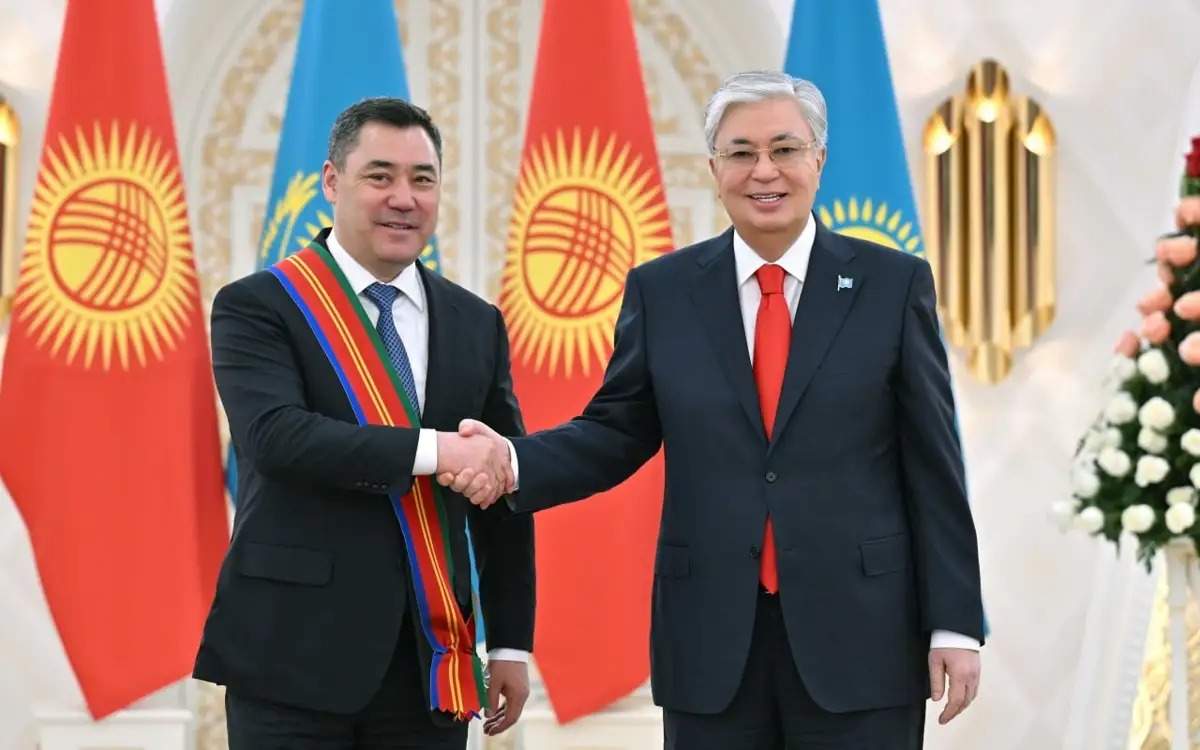 Head of State Tokayev awards Kyrgyz President Sadyr Zhaparov with 1st ...