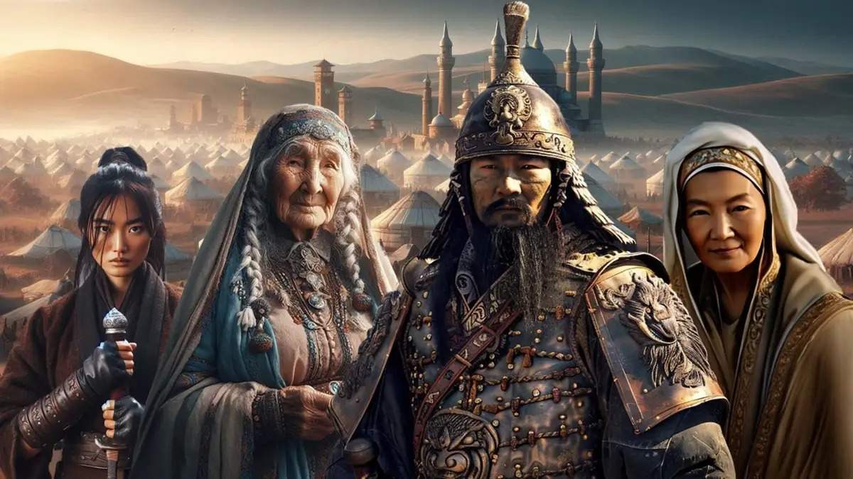 Founder of the Golden Horde, Jochi Khan, the son of three mothers