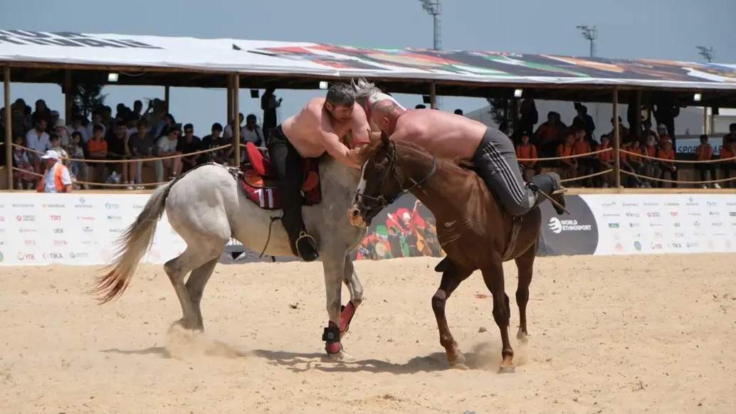 Kazakh national sport Tenge ilu presented in Türkiye