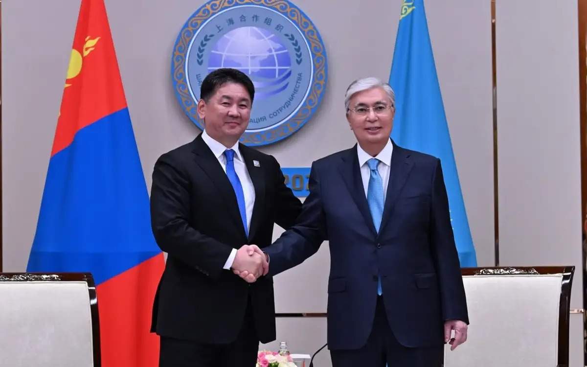 Tokayev meets with Mongolian President Ukhnaagiin Khurelsukh