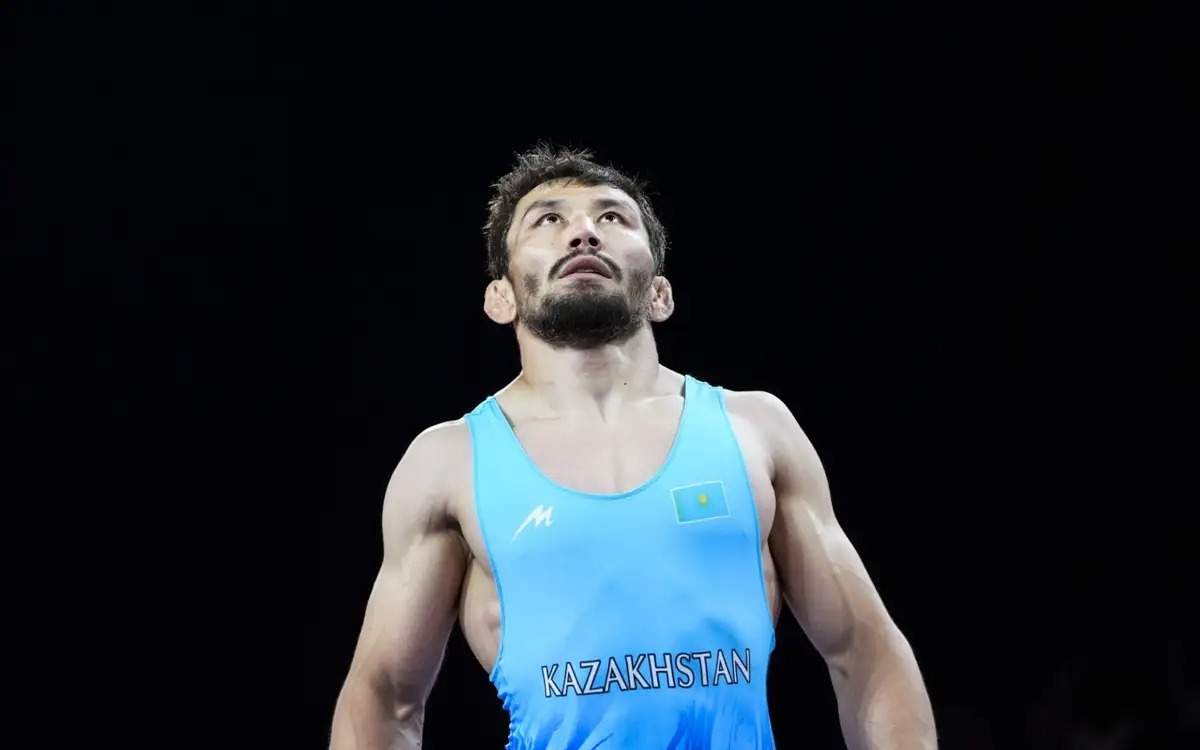 Demeu Zhadrayev of Kazakhstan reaches Olympics 77kg Greco-Roman final