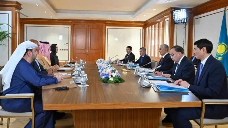 Kazakh President meets with Arab Coordination Group leadership