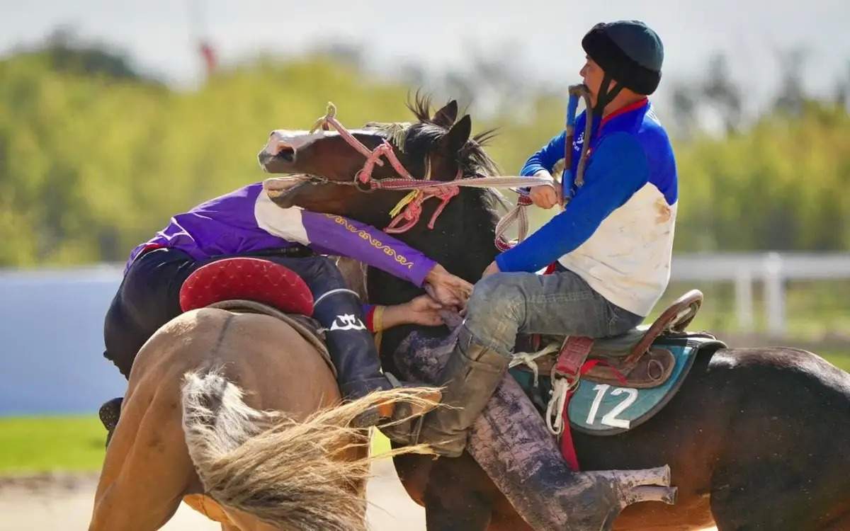 Kazakhstan settles for silver in Kok boru event at 5th World Nomad Games