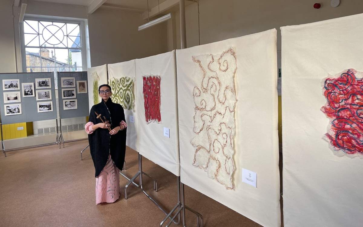 Aruhan’s exhibition brings Kazakh culture to the UK’s Wetherby Festival