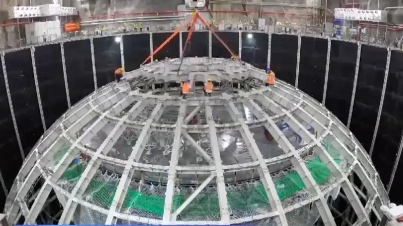 China builds world's underground transparent sphere to trap "ghost ...