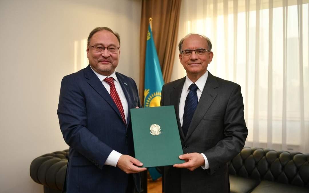 Newly-appointed ambassador of Brazil makes a stop at Kazakh Foreign ...