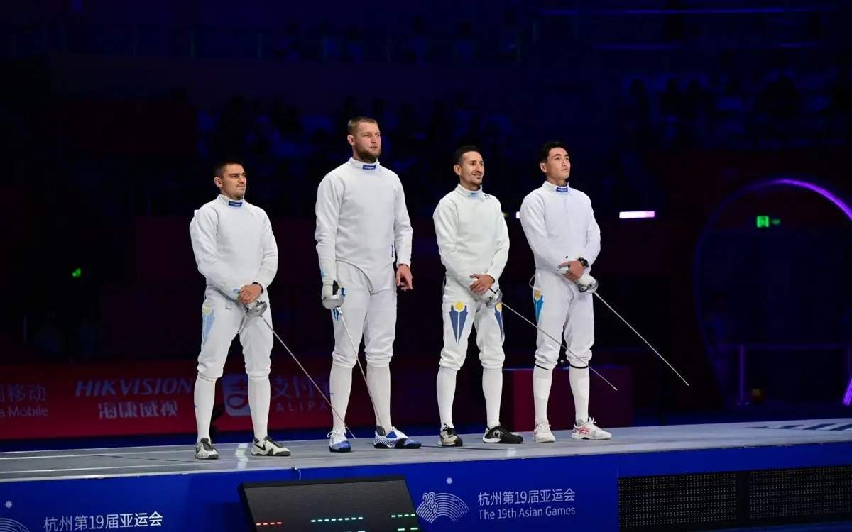 Kazakhstan’s men’s epee fencing team 4th in FIE world ranking