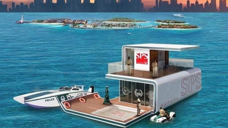 Dubai Police plan to launch the world’s first floating smart police ...