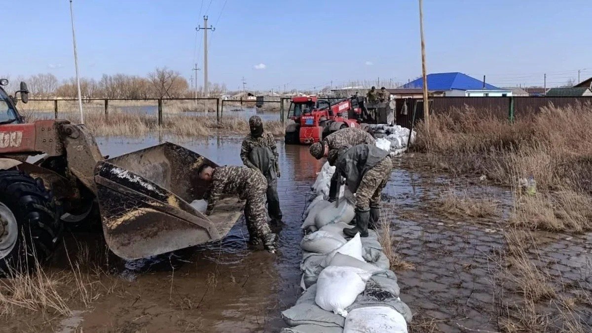 Flood situation in Kazakhstan's regions as for Apr 15