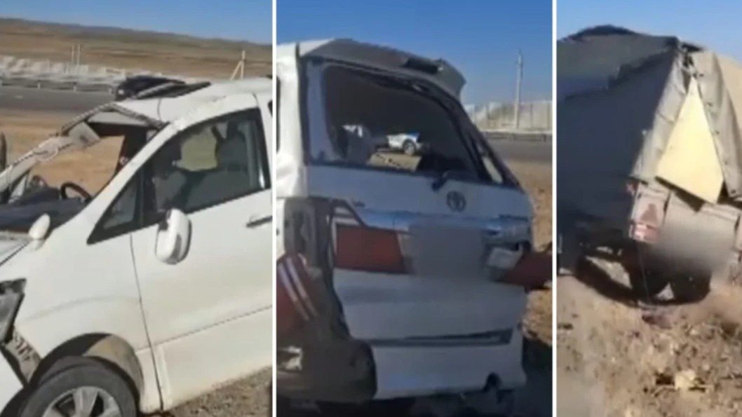 2 killed in minivan crash near Karaganda