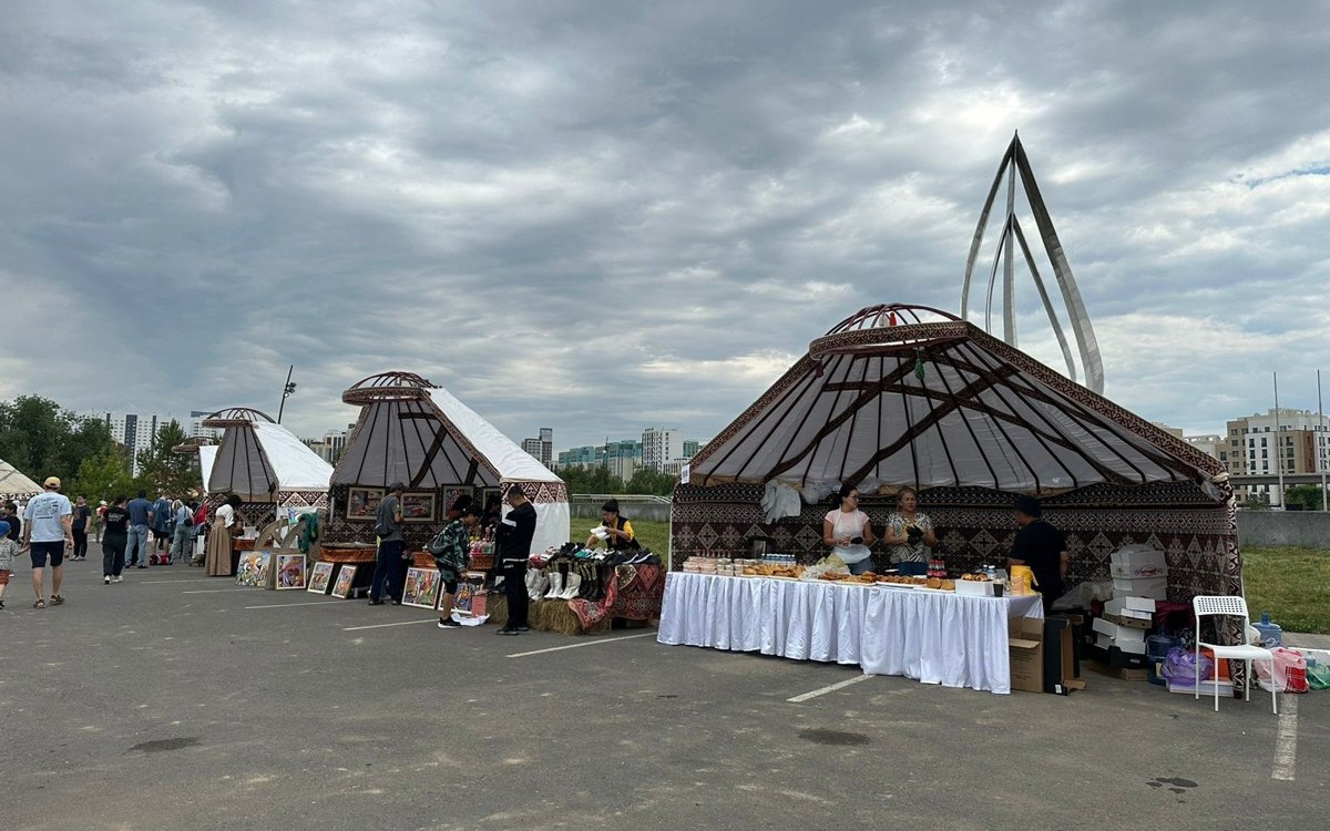 В Астане открыли уникальный этноаул «JETI QAZYNA»