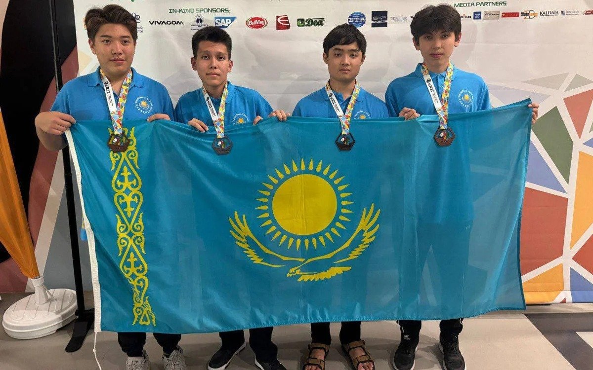 Kazakh school students win 4 medals at European Junior Olympiad in ...