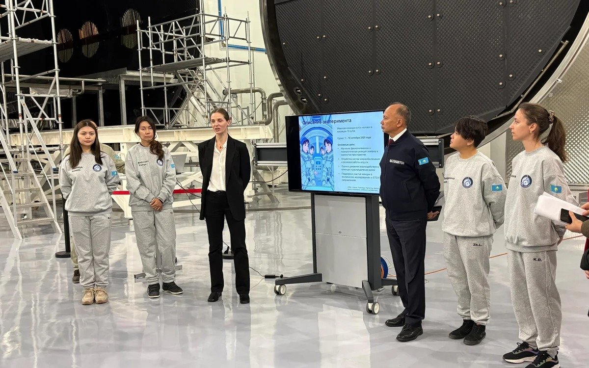 Kazakhstan’s first experimental all-female crew prepares for space flight