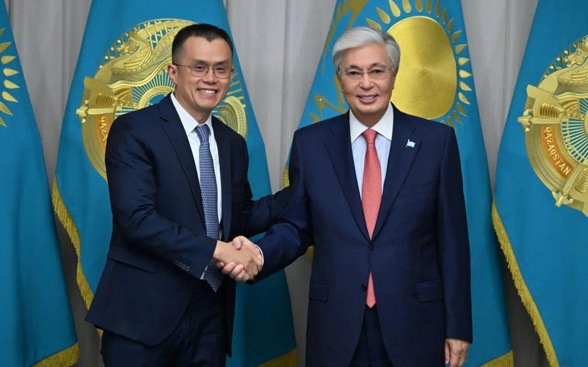 Kazakh President Tokayev, Binance founder Changpeng Zhao discuss blockchain and crypto growth