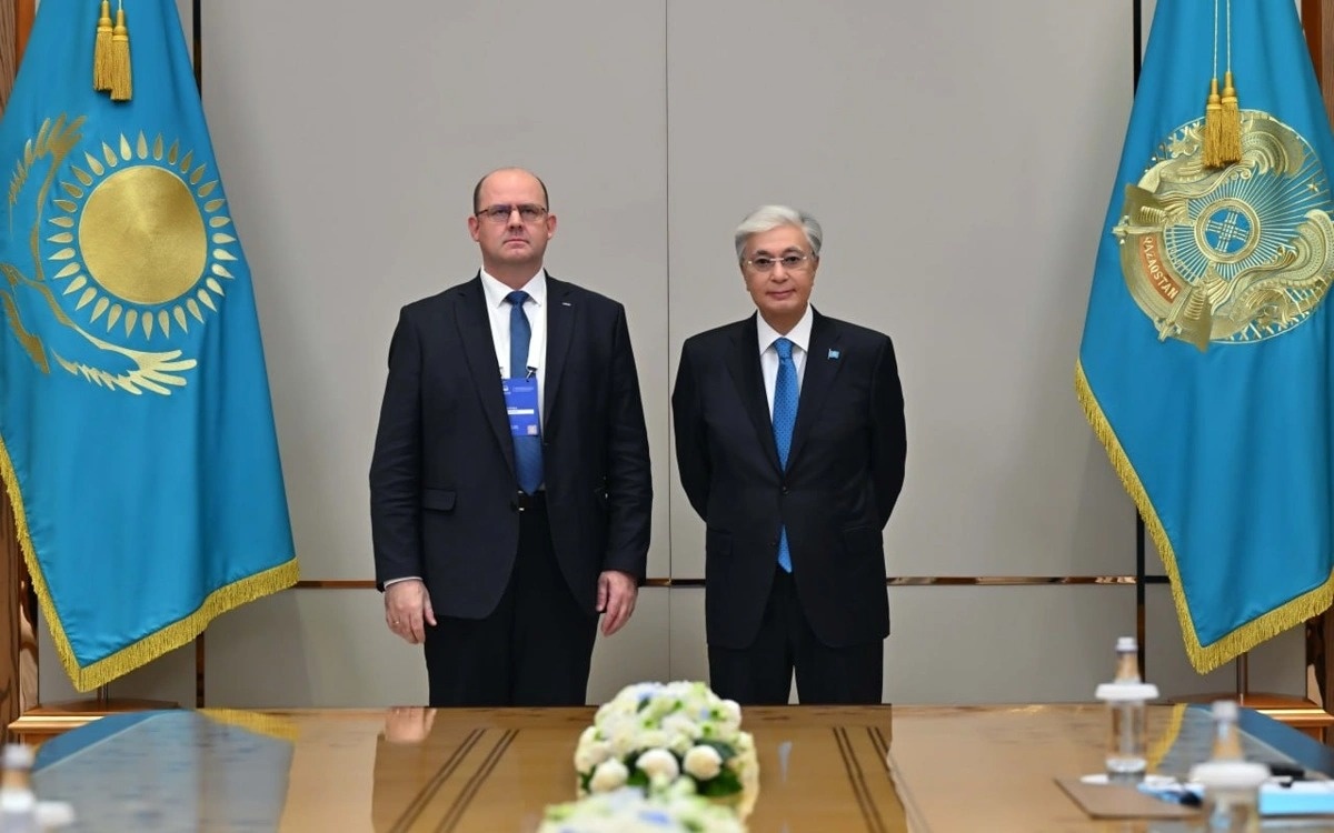 President Tokayev receives MEPhI rector Vladimir Shevchenko