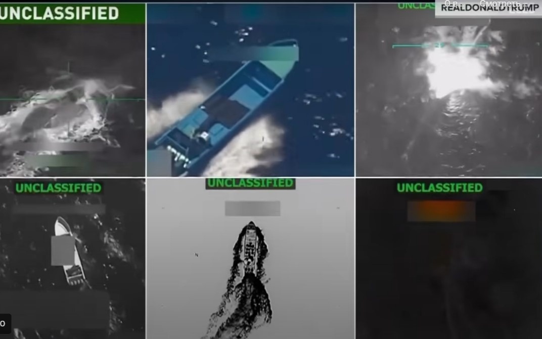Washington claims dock strike in Venezuelan waters