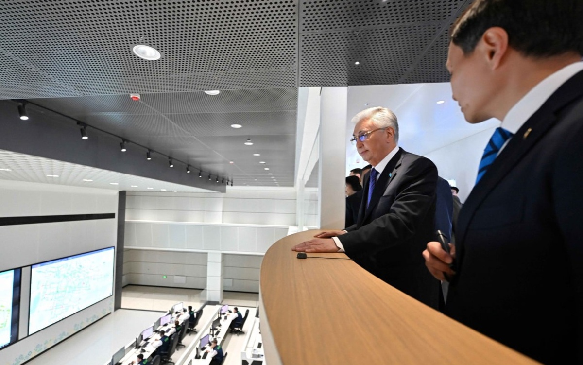 Kassym-Jomart Tokayev launches Astana’s light rail transit system